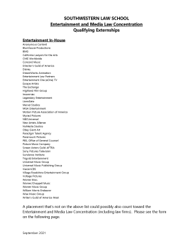 Concentrations & Customizations | Southwestern Law School